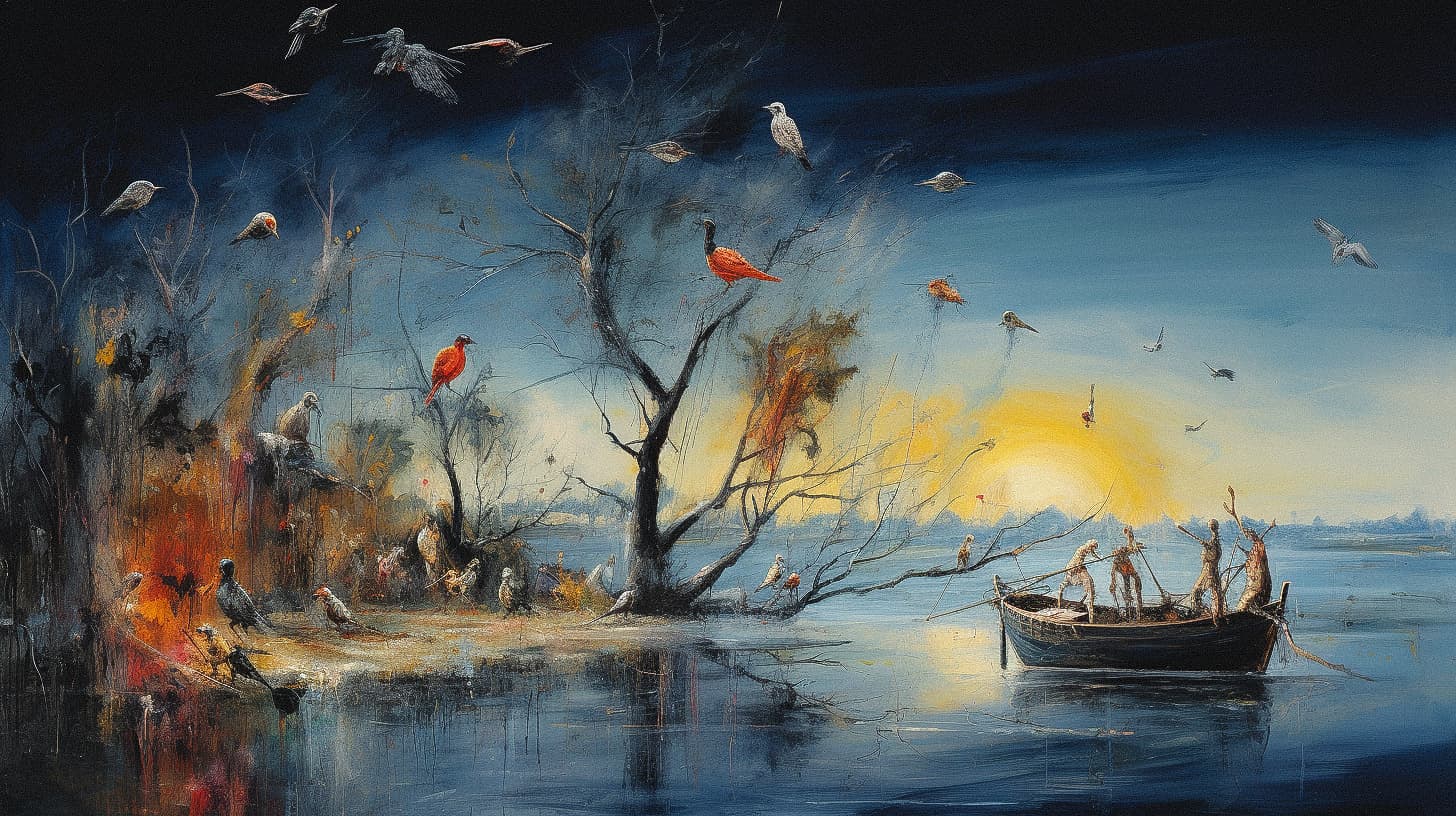 Arthur Boyd Midjourney style | Andrei Kovalev's Midlibrary