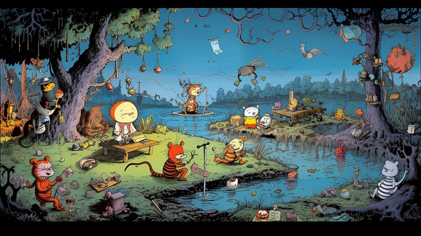 Bill Watterson Midjourney style | Andrei Kovalev's Midlibrary