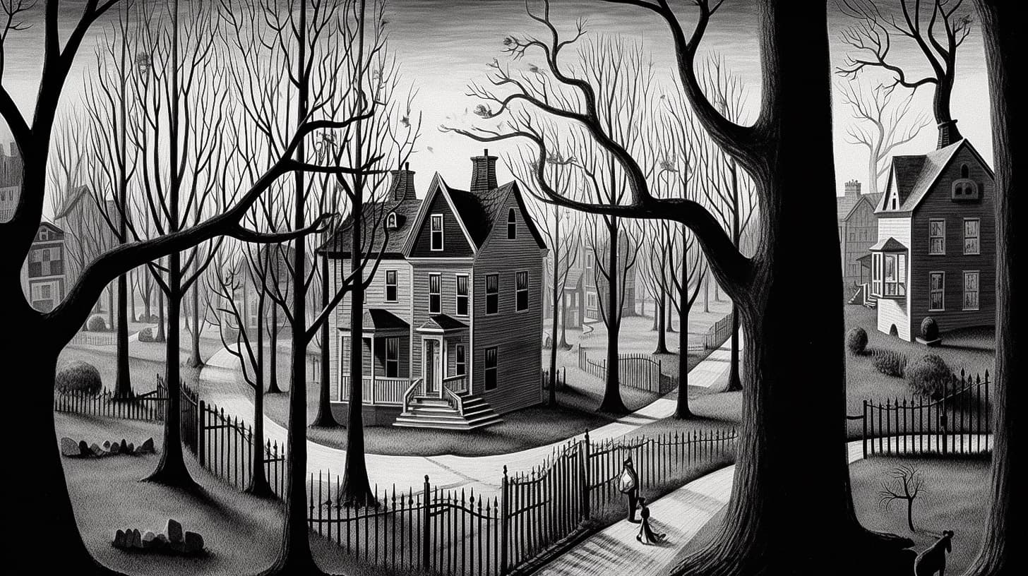 Charles Addams Midjourney style | Andrei Kovalev's Midlibrary