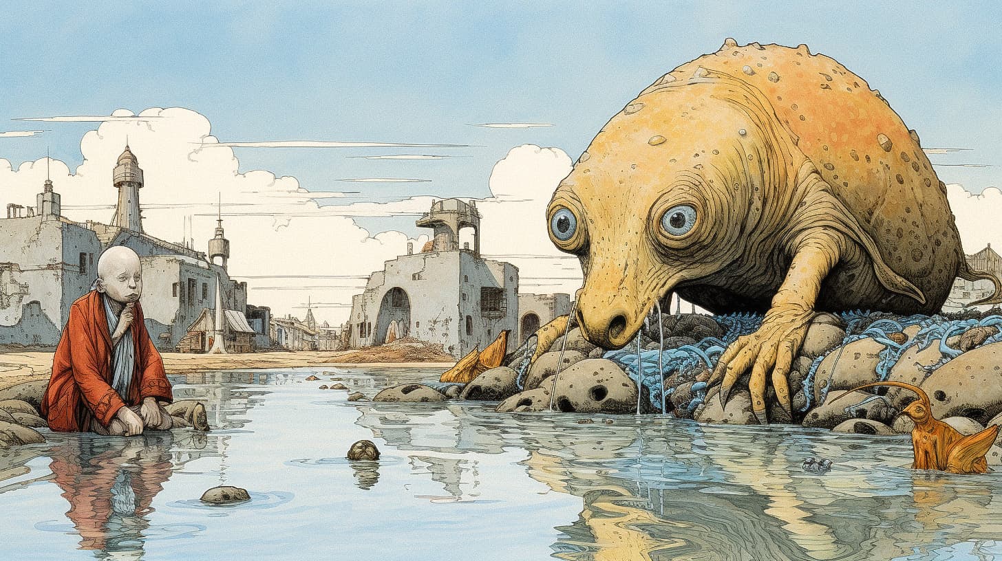 Farel Dalrymple Midjourney style | Andrei Kovalev's Midlibrary