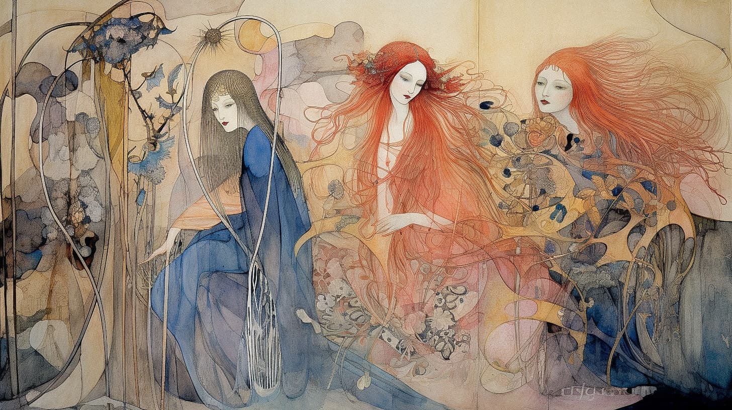 Frances MacDonald Midjourney style | Andrei Kovalev's Midlibrary