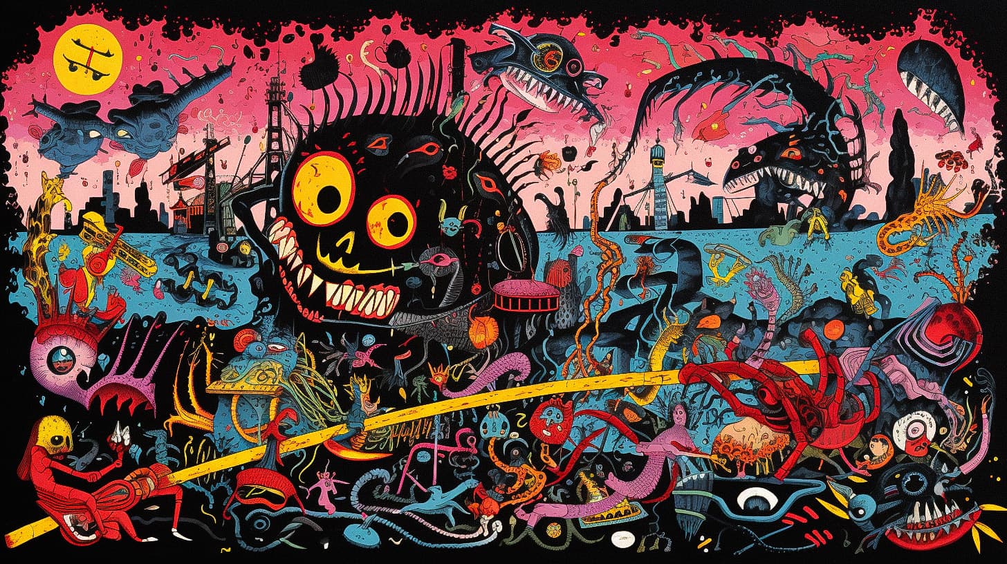 Gary Panter Midjourney style | Andrei Kovalev's Midlibrary