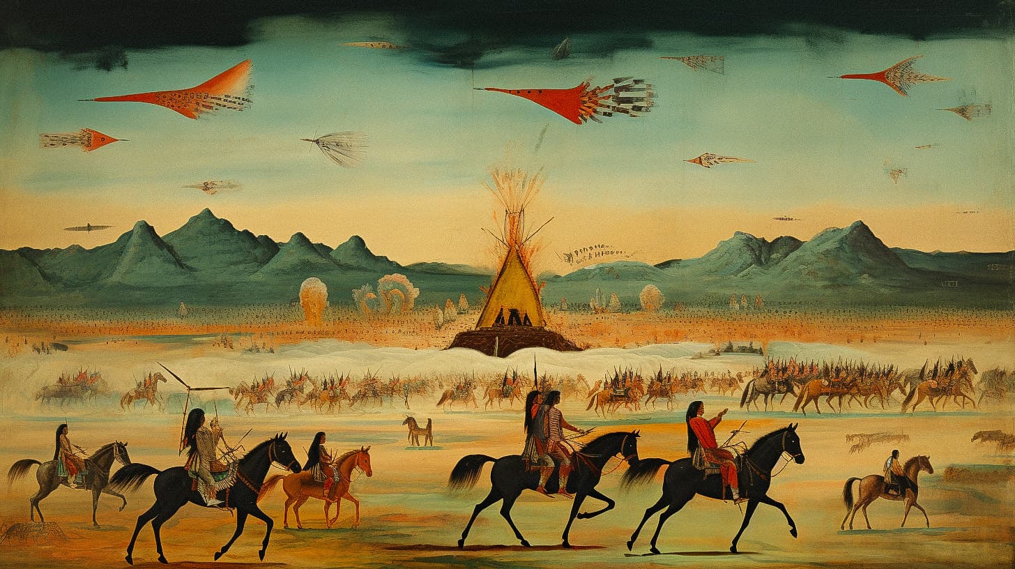 George Catlin Midjourney style | Andrei Kovalev's Midlibrary