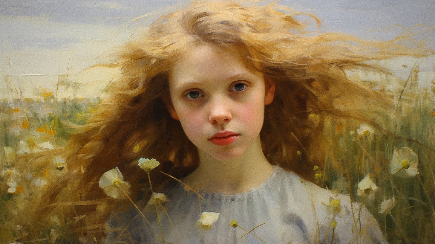 George Clausen Midjourney style | Andrei Kovalev's Midlibrary