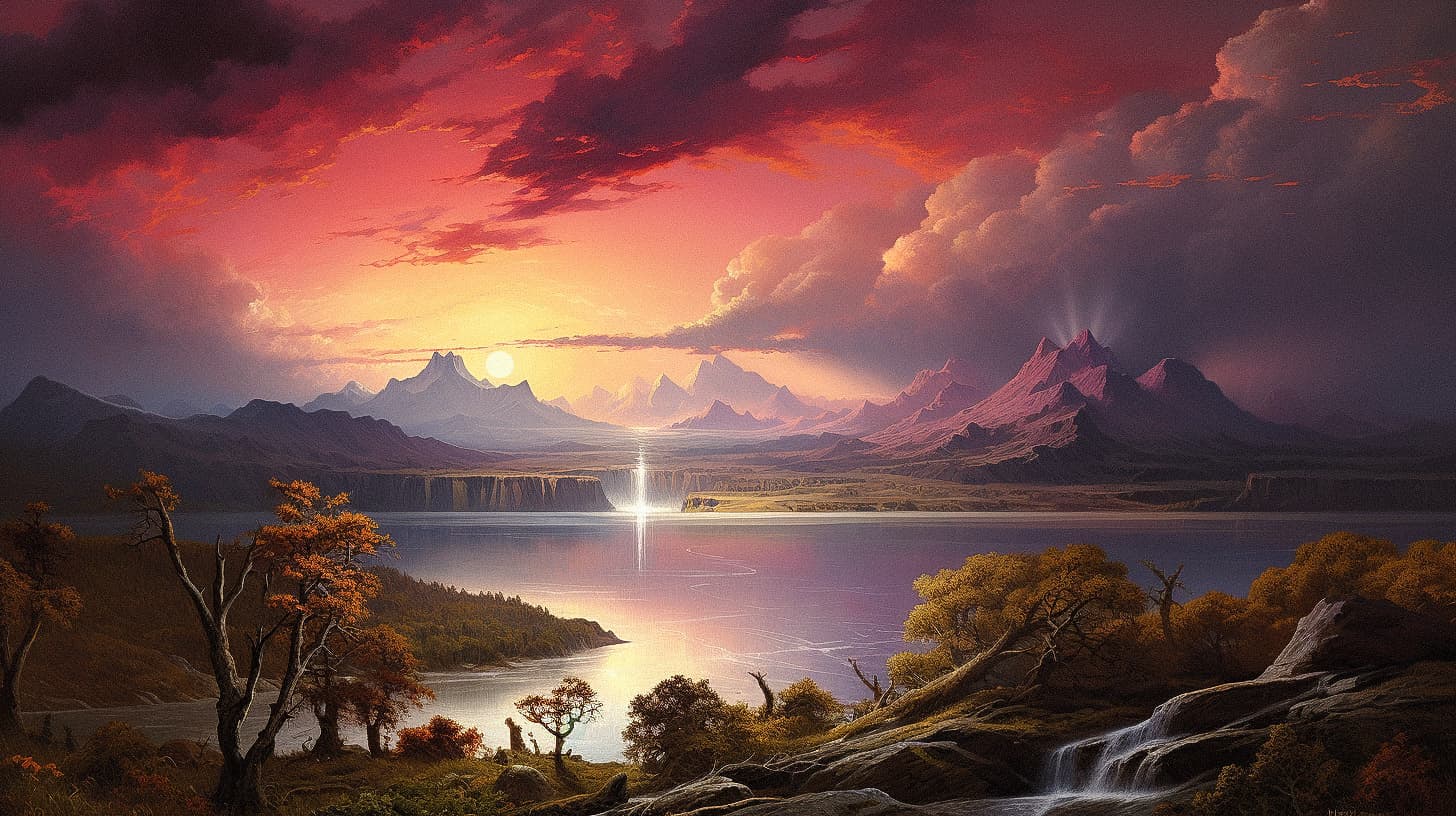 Frederic Edwin Church Midjourney style | Andrei Kovalev's Midlibrary