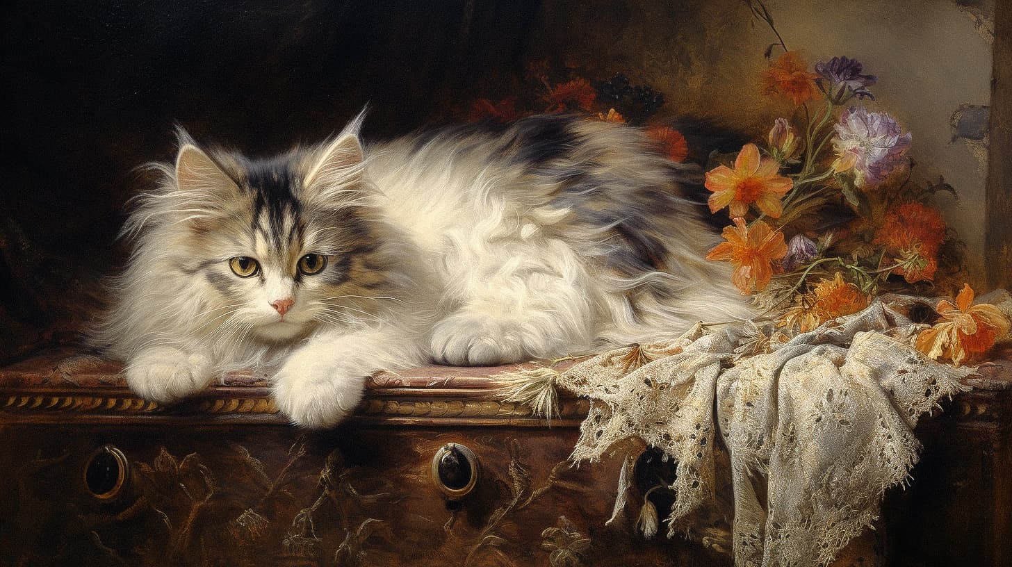 Henriette Ronner-Knip Midjourney style | Andrei Kovalev's Midlibrary