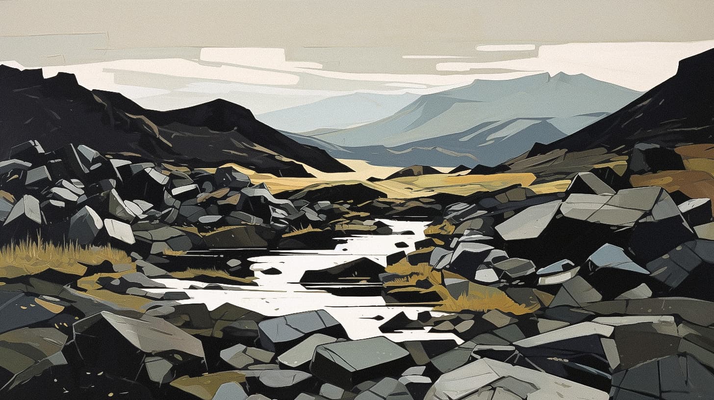 Kyffin Williams Midjourney style | Andrei Kovalev's Midlibrary