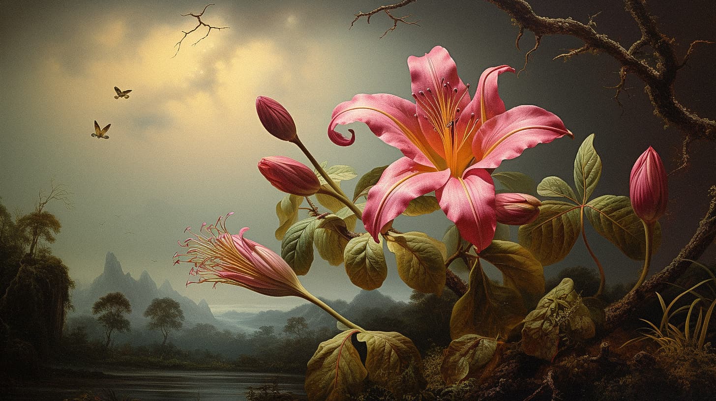 Martin Johnson Heade Midjourney style | Andrei Kovalev's Midlibrary