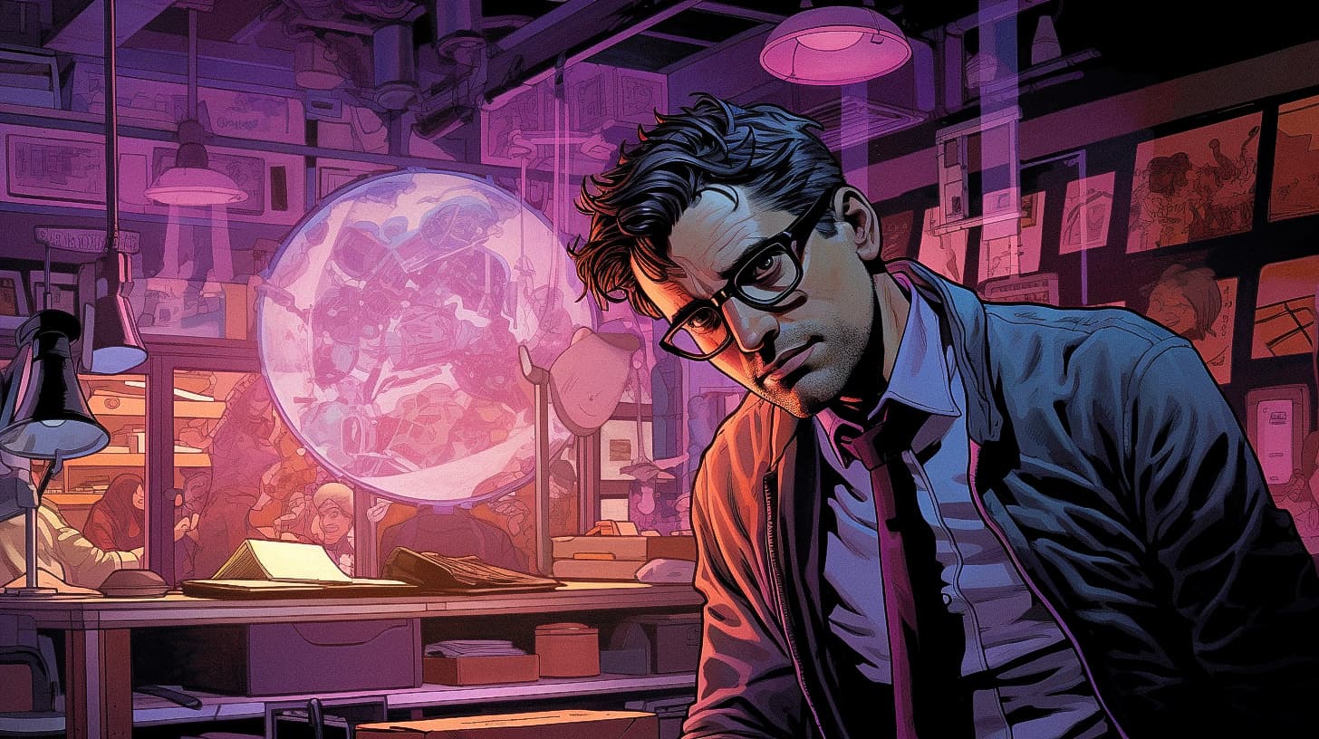 Matt Fraction Midjourney style | Andrei Kovalev's Midlibrary