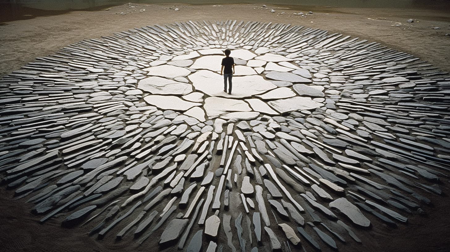 Richard Long Midjourney style | Andrei Kovalev's Midlibrary