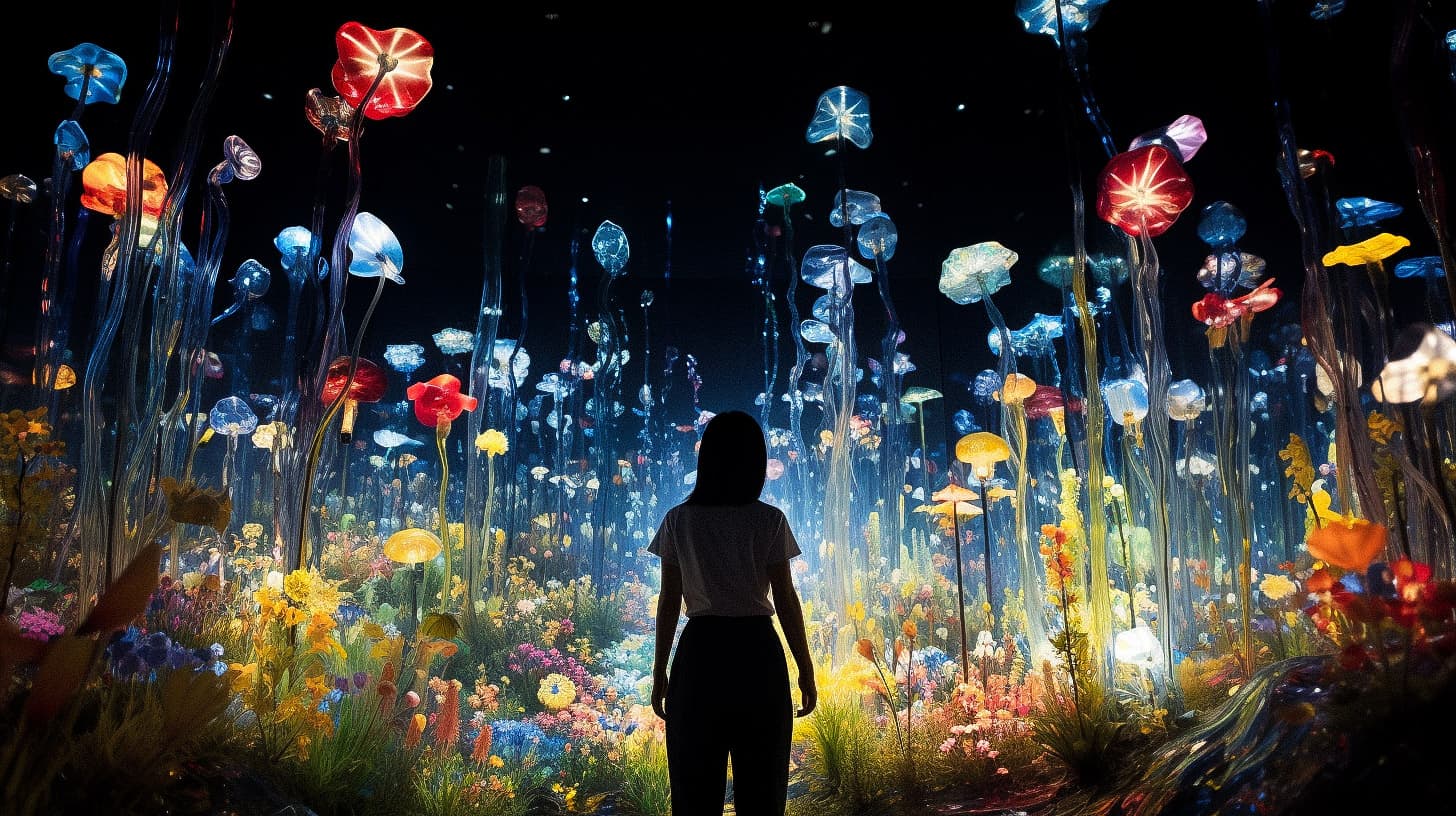 teamLab Midjourney style | Andrei Kovalev's Midlibrary