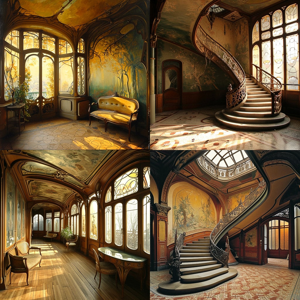Alphonse Mucha Midjourney style | Andrei Kovalev's Midlibrary