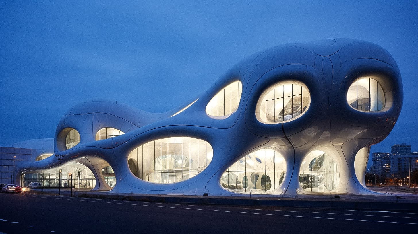 Toyo Ito Midjourney style | Andrei Kovalev's Midlibrary