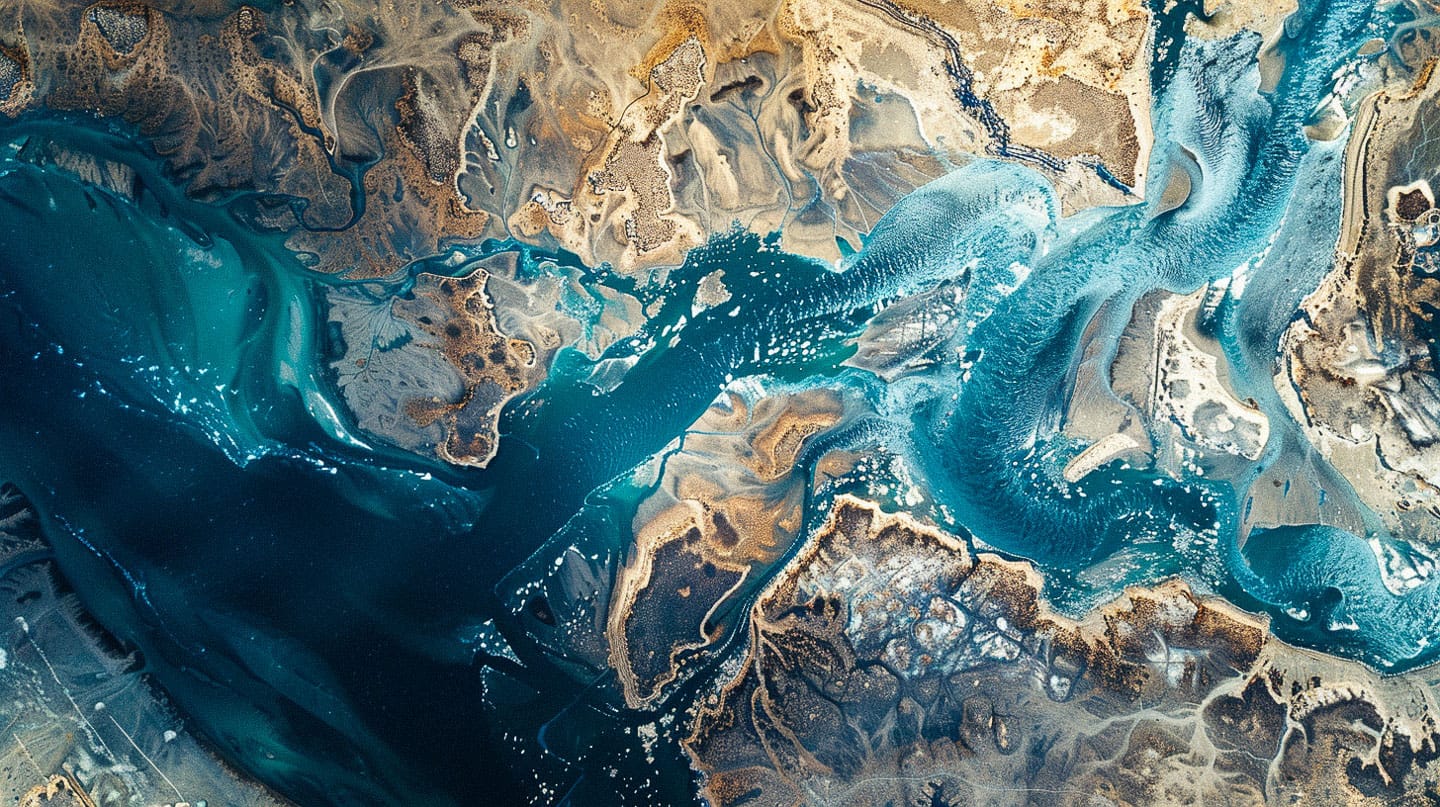 Satellite view Midjourney style | Andrei Kovalev's Midlibrary