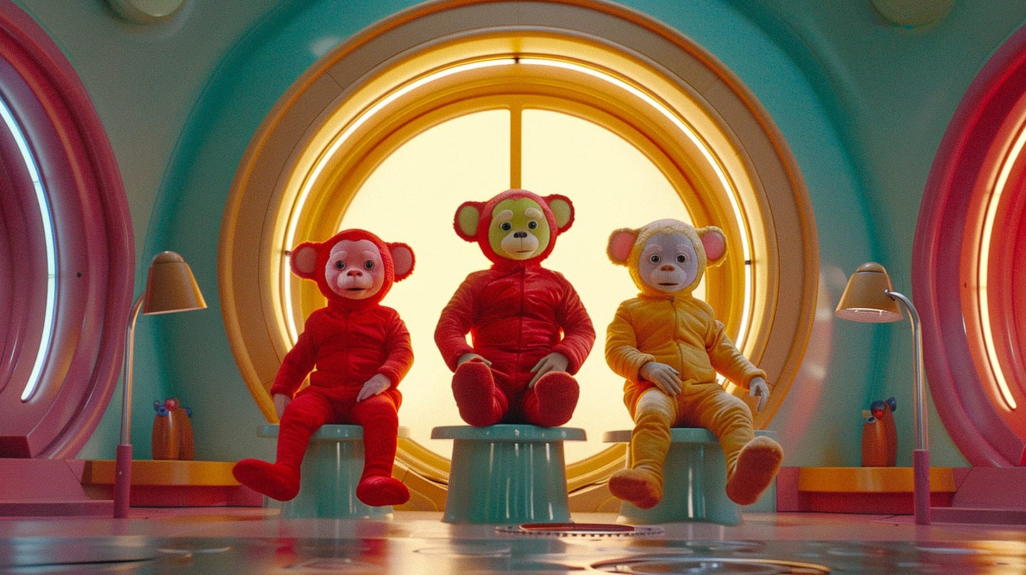 Teletubbies Midjourney style | Andrei Kovalev's Midlibrary