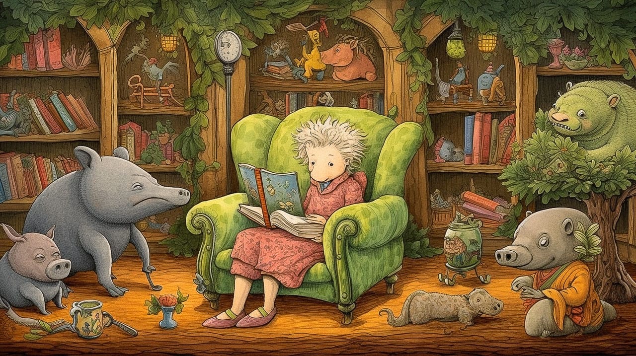 Sandra Boynton Midjourney style | Andrei Kovalev's Midlibrary