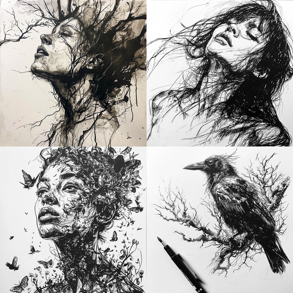 Digital collage Midjourney style | Andrei Kovalev's Midlibrary