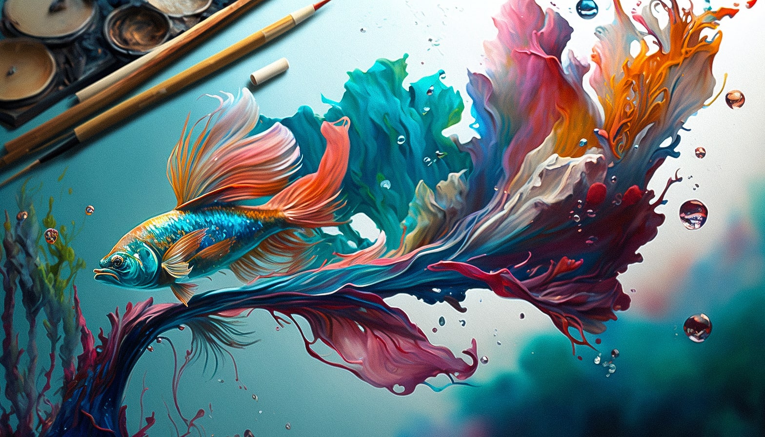 Acrylic paint Midjourney style | Andrei Kovalev's Midlibrary
