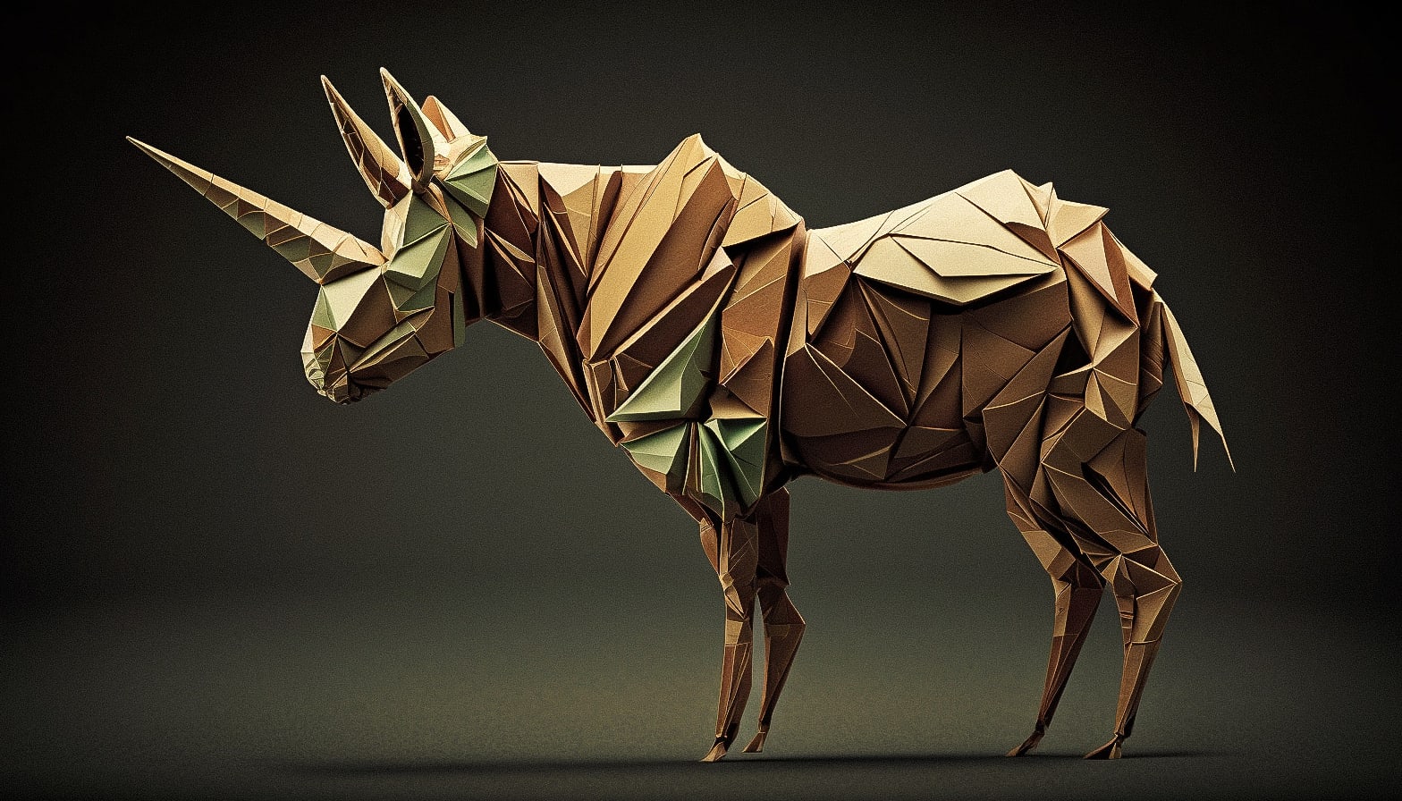Origami Midjourney style | Andrei Kovalev's Midlibrary