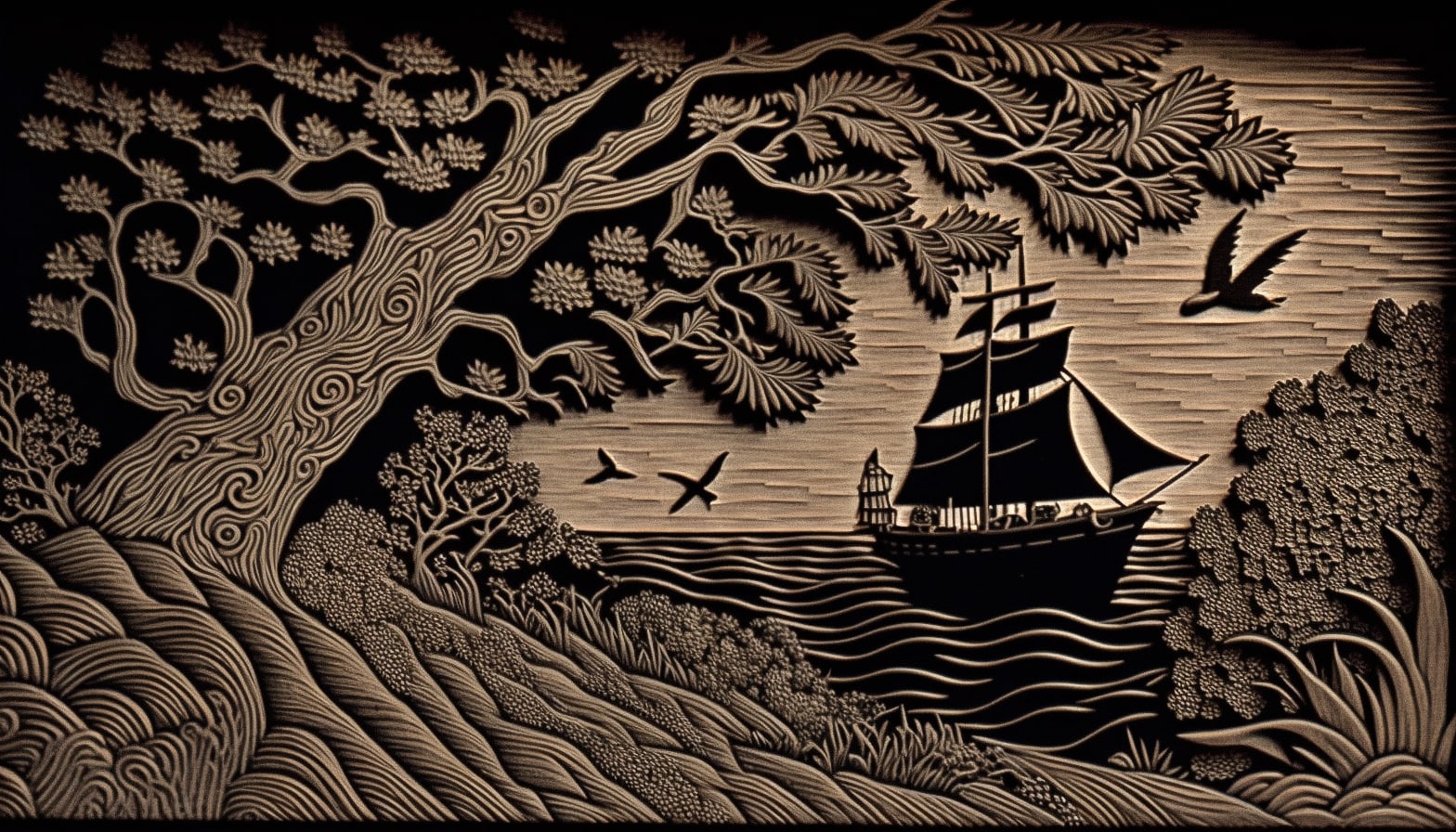Wood engraving Midjourney style | Andrei Kovalev's Midlibrary