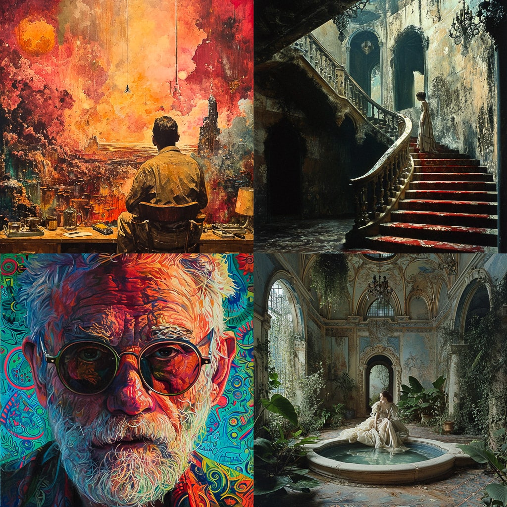 Daniel Buren Midjourney style | Andrei Kovalev's Midlibrary