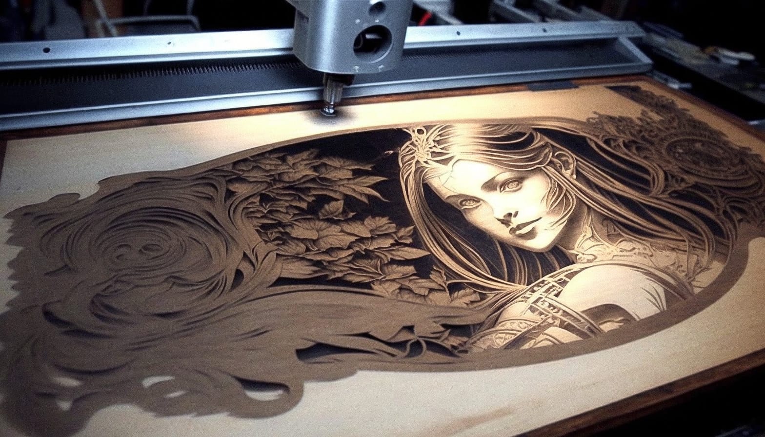 Laser engraving Midjourney style | Andrei Kovalev's Midlibrary