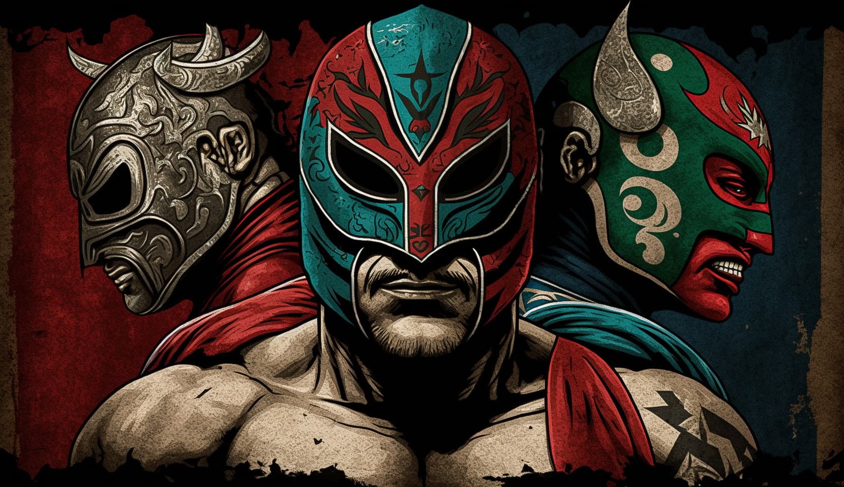 Lucha libre Midjourney style | Andrei Kovalev's Midlibrary