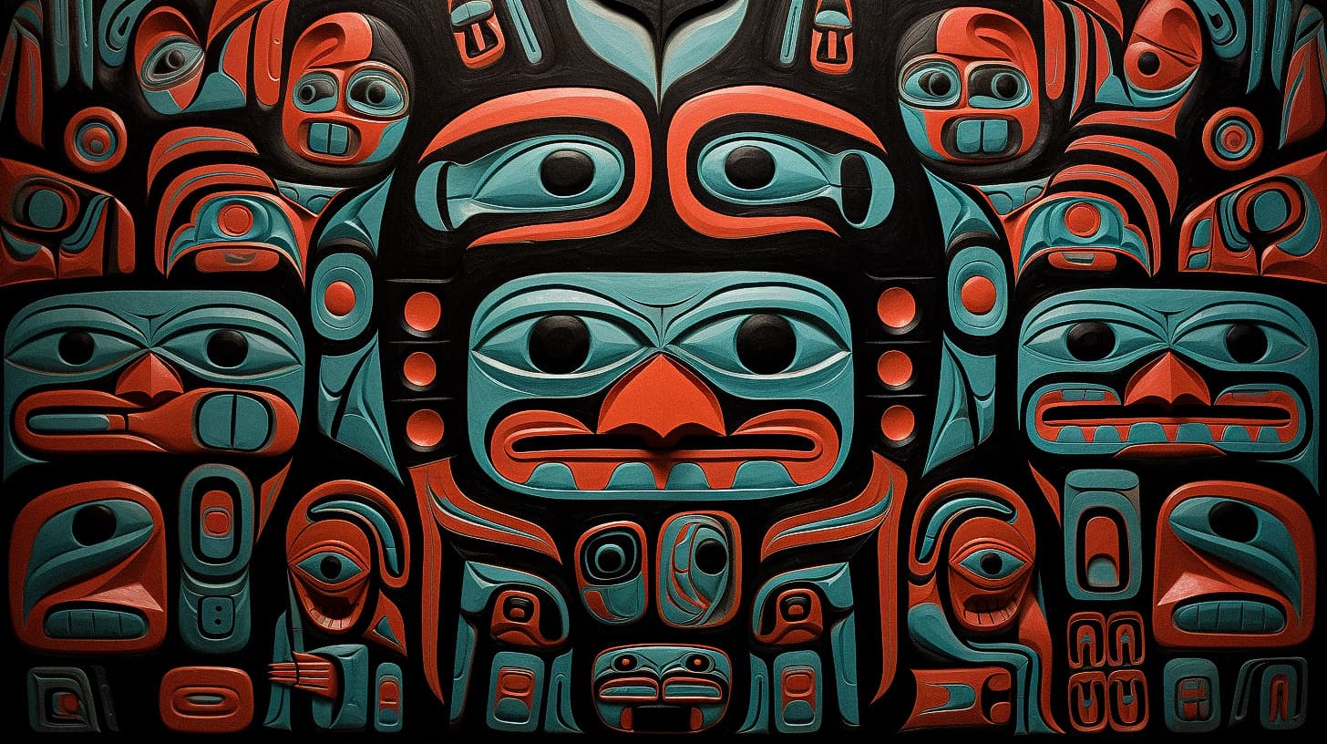 Haida art Midjourney style | Andrei Kovalev's Midlibrary