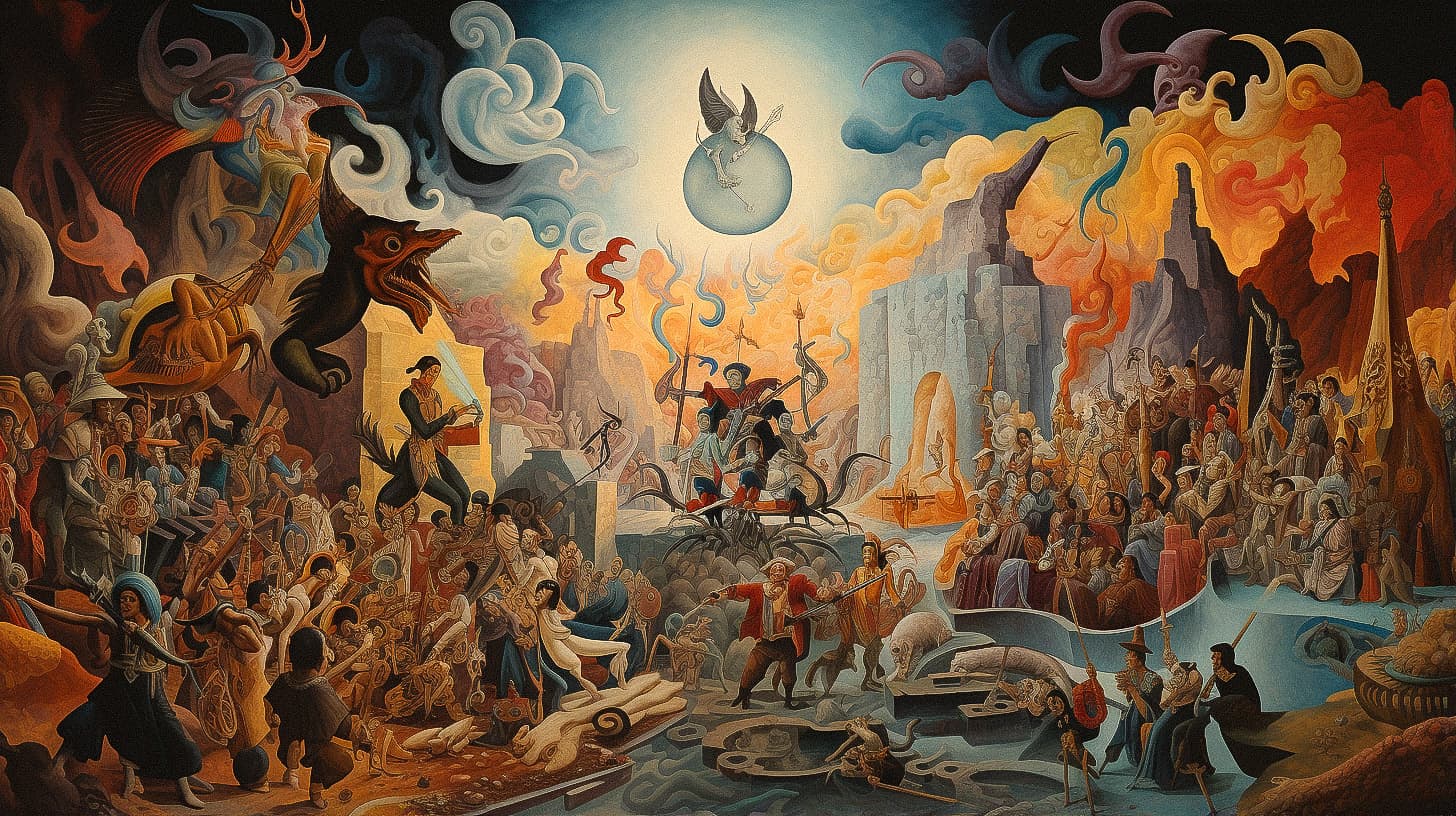 Mexican muralism Midjourney style | Andrei Kovalev's Midlibrary