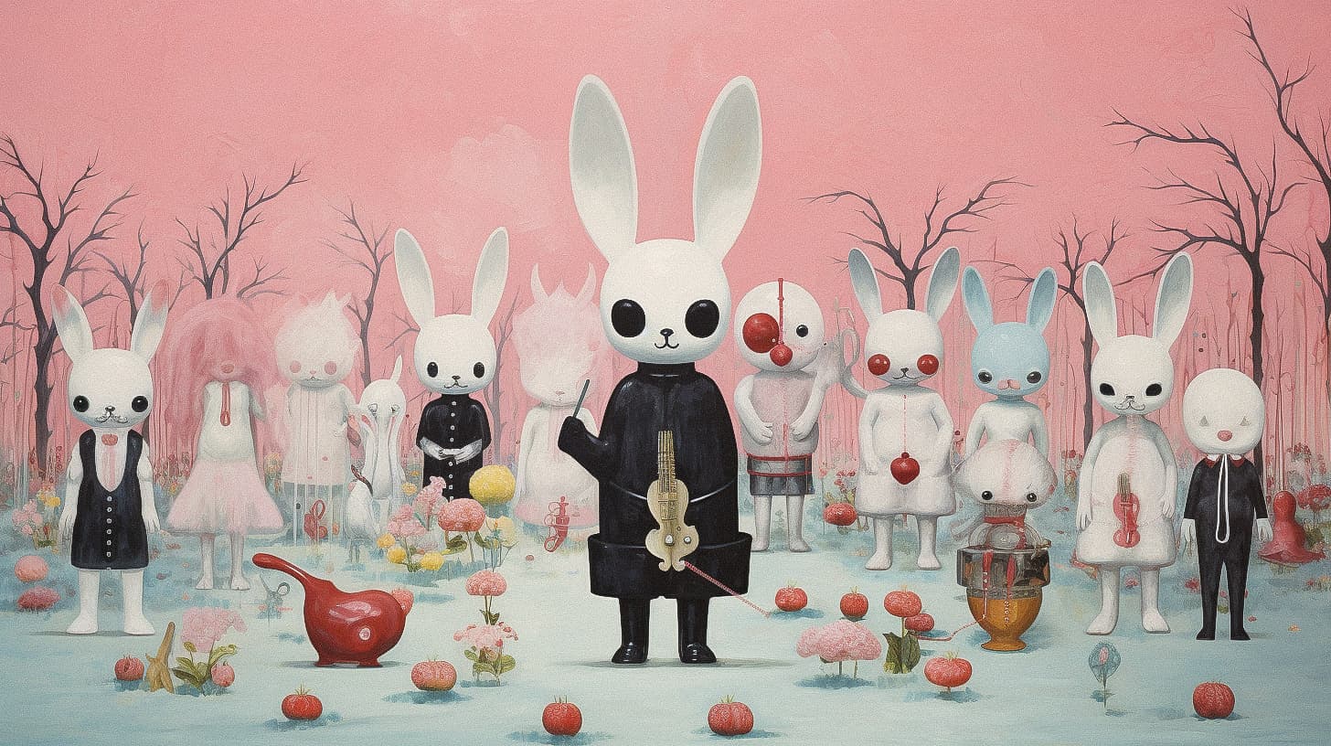 Gary Baseman Midjourney style | Andrei Kovalev's Midlibrary