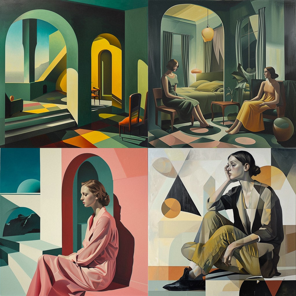 David Hockney Midjourney style | Andrei Kovalev's Midlibrary