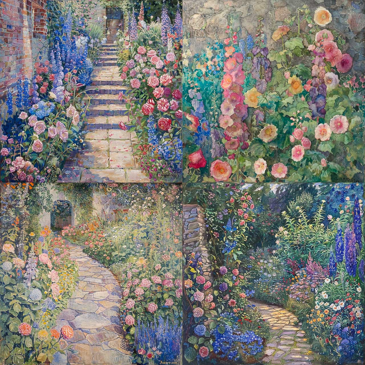 Helen Allingham Midjourney style | Andrei Kovalev's Midlibrary