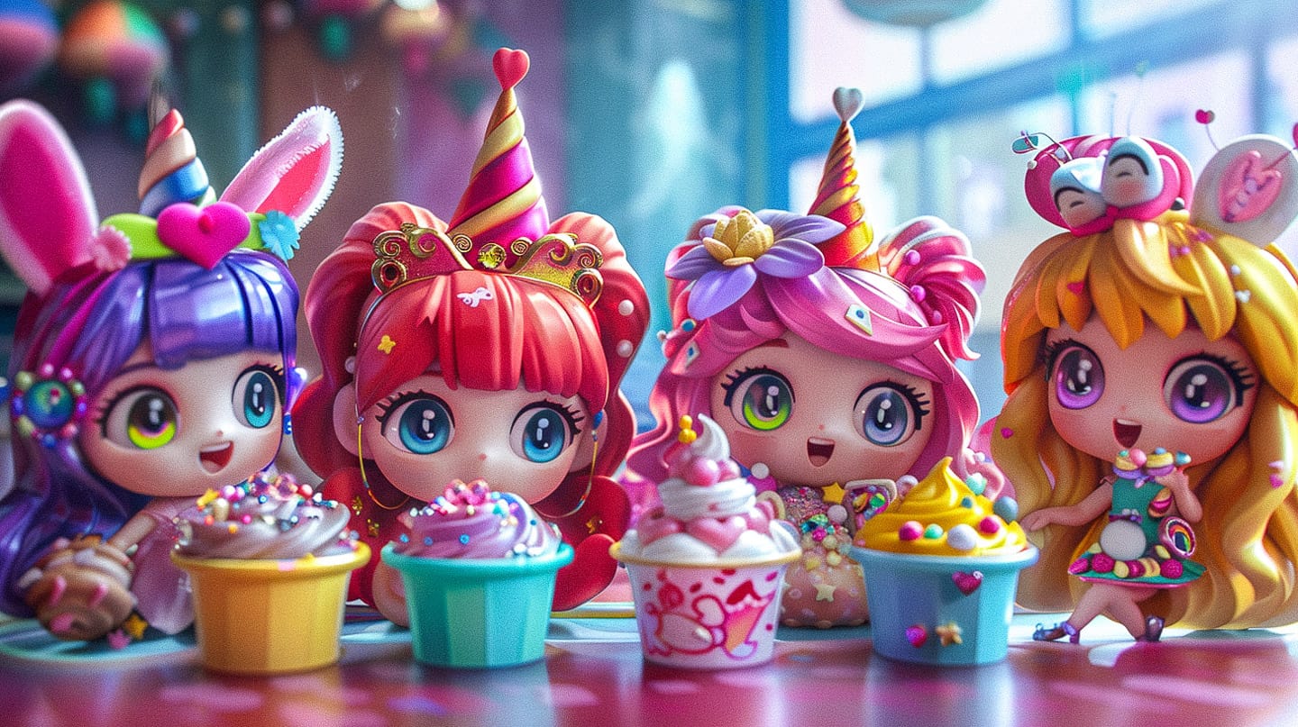 Shopkins Shoppies Midjourney style | Andrei Kovalev's Midlibrary
