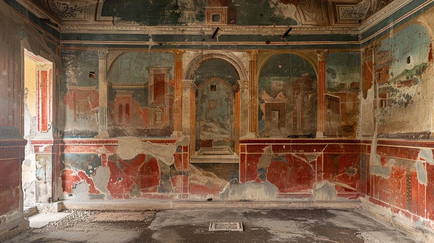 Pompeian fresco Midjourney style | Andrei Kovalev's Midlibrary