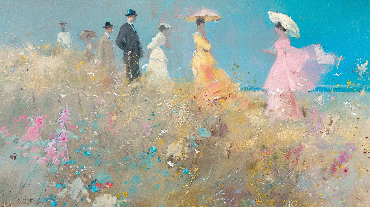 Charles Conder Midjourney style | Andrei Kovalev's Midlibrary