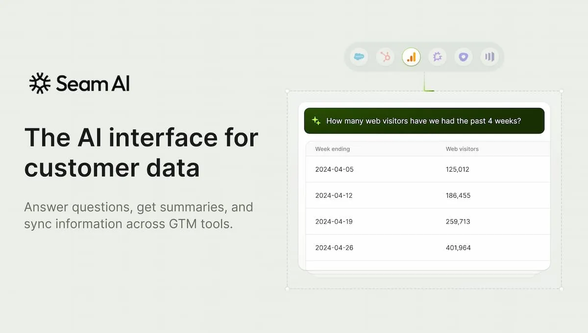 Seam AI | The AI interface for customer data