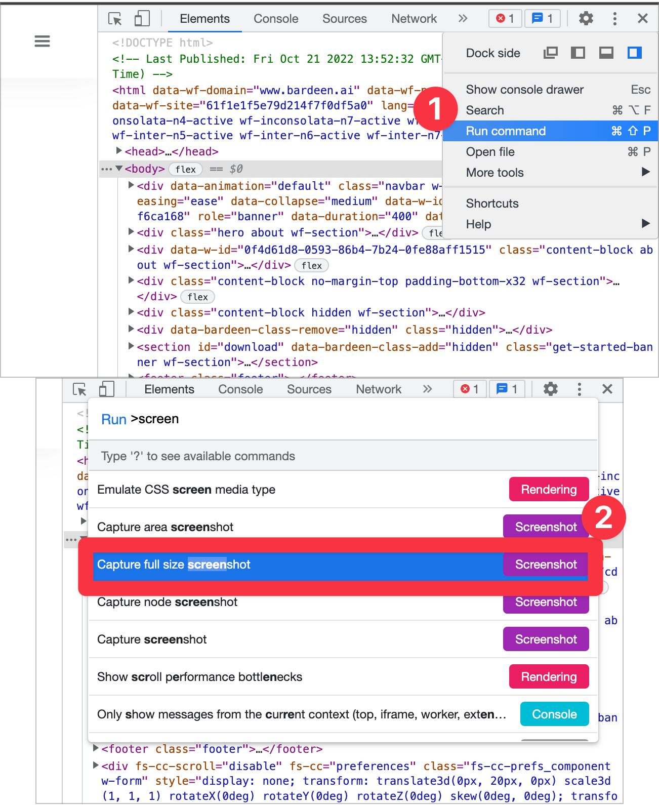 How to take full-size website screenshots (3 free methods)