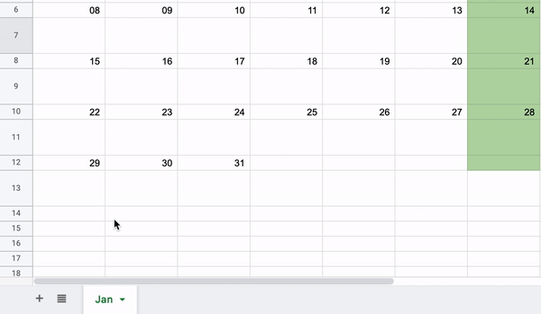 How to make a calendar in Google Sheets (2024 guide + templates)