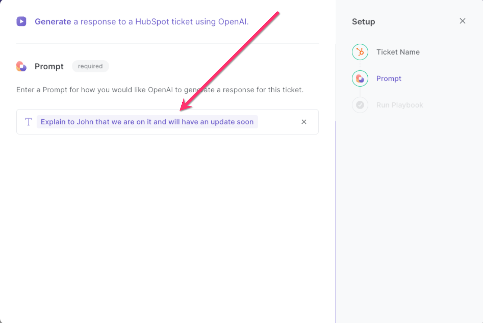 AI-Powered HubSpot Ticket Responses with OpenAI Integration | Bardeen Workflow