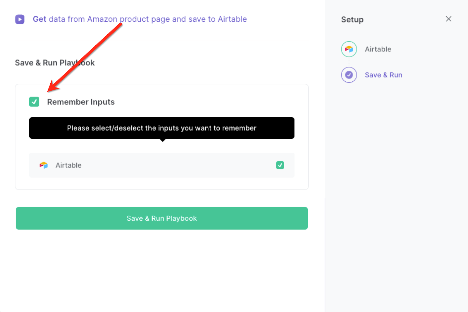 Get data from Amazon product page and save to Airtable