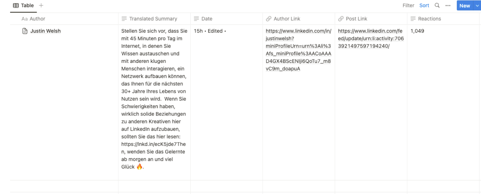 Translate LinkedIn Posts & Organize in Notion with DeepL | Bardeen