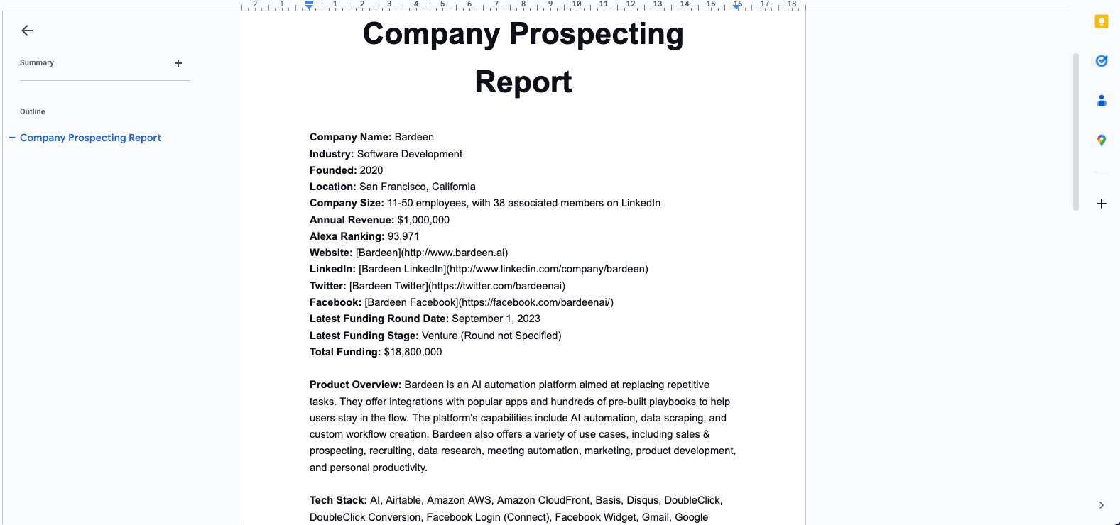 Create In-Depth Company Research Reports with Apollo.io & LinkedIn on ...