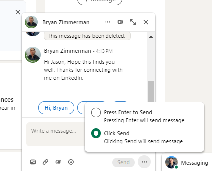 LinkedIn Messaging: Insert Line Breaks Easily (4 Steps)