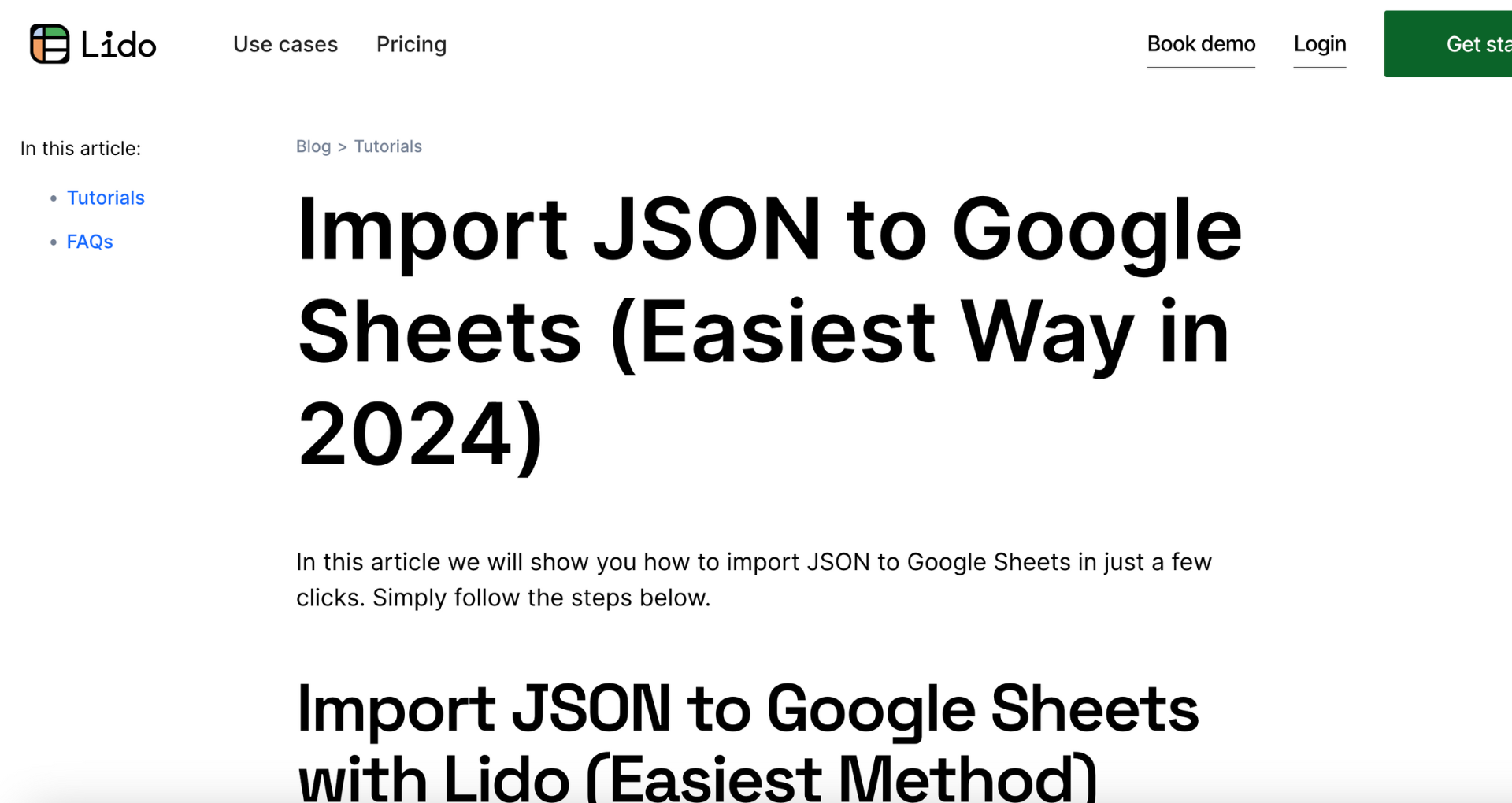 Import JSON Data into Google Sheets: A Step-by-Step Guide
