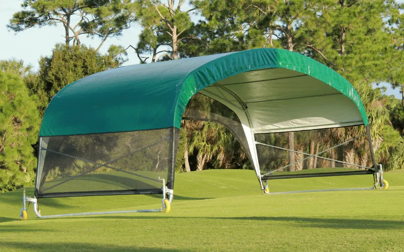 Premium Golf Shelters - Improve Your Range - DryRainge