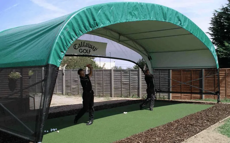 Premium Golf Shelters - Improve Your Range - DryRainge