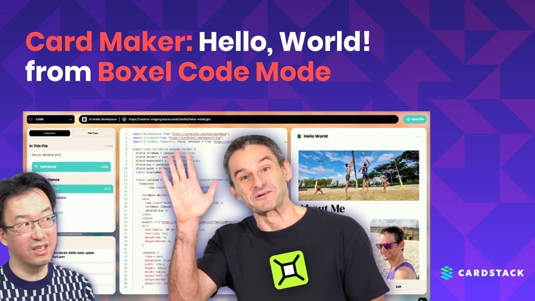 Cardstack · Software for an Open World