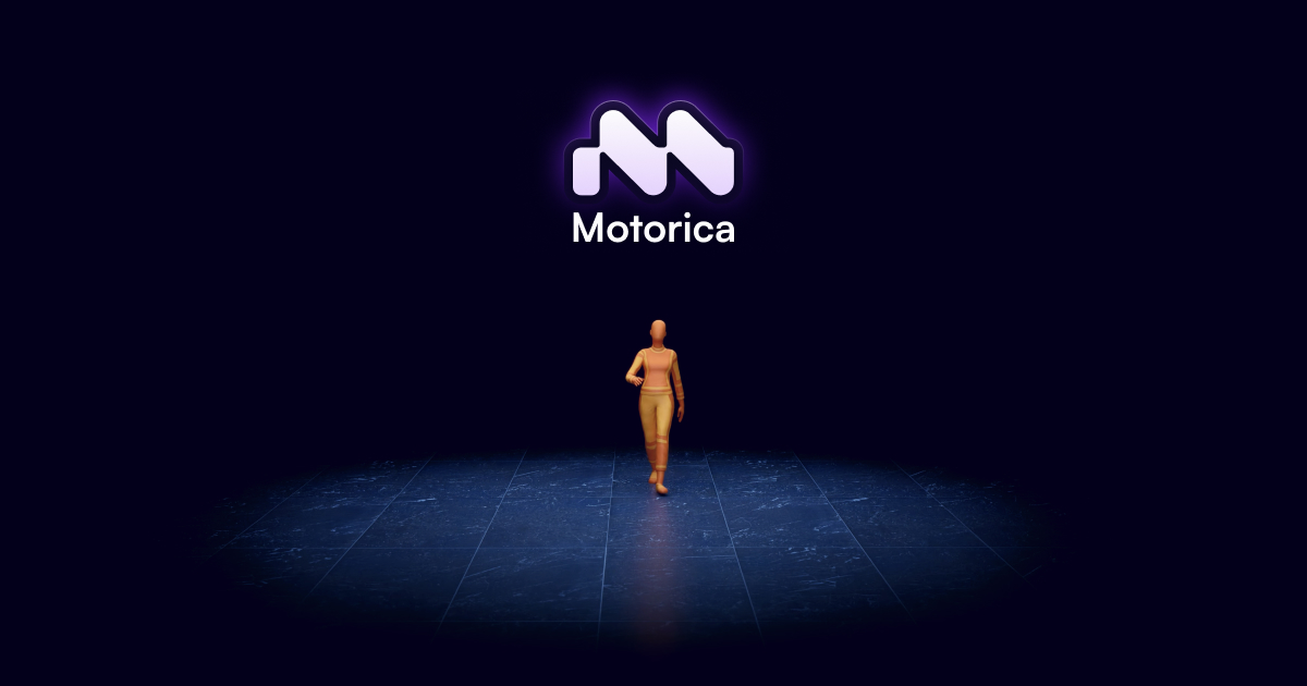 注目度急上昇！Motorica AIの革新的なモーション生成徹底解説！