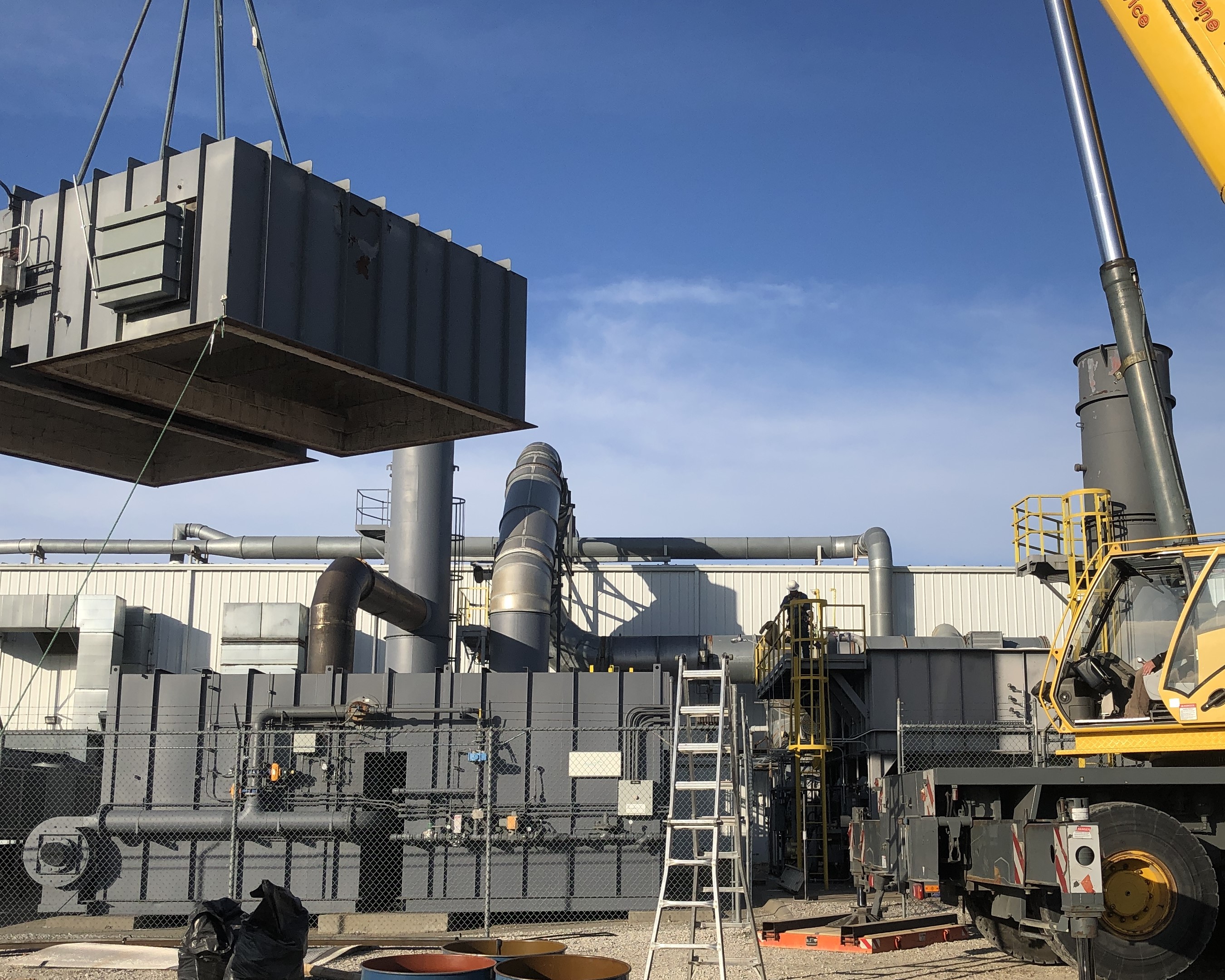 Regenerative RTO Cold Face Repair & Media Replacement