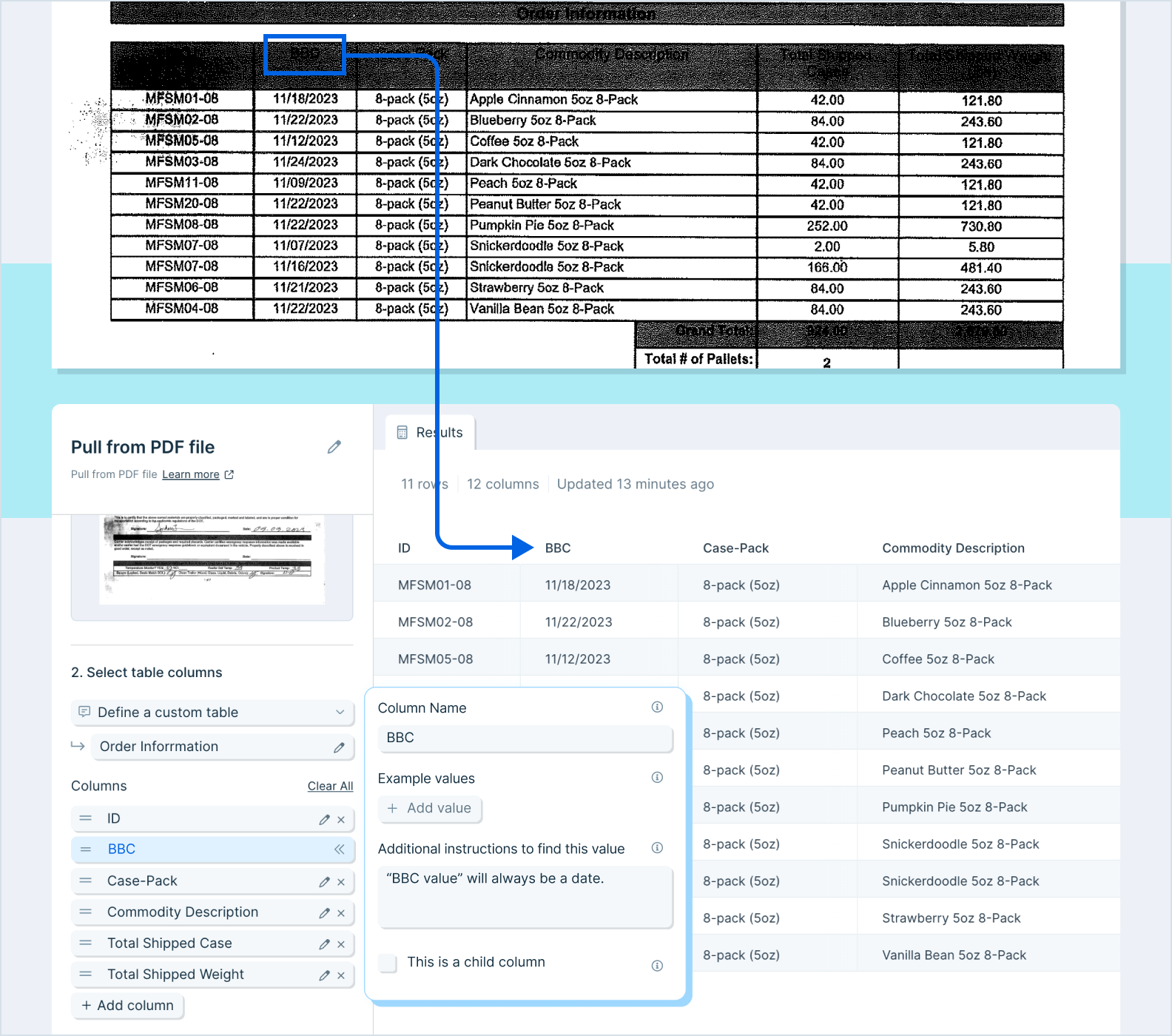 Action on your messiest data with AI-powered PDF parsing | Parabola